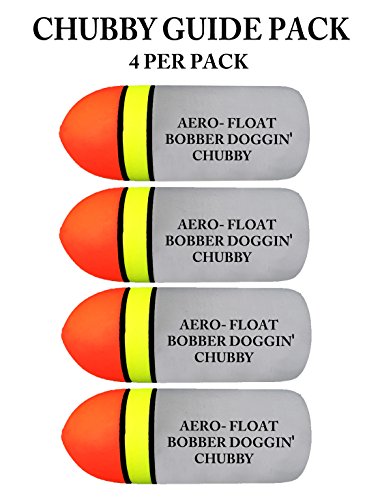 Aero-float Bobber Doggin' Chubby Guide Pack (4 Floats Per Pack ...