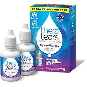 Amazon.com: TheraTears Eye Drops for Dry Eyes, Dry Eye Therapy ...