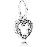 Amazon.com: PANDORA Disney, Mickey & Minnie True Love Charm 792050CZ ...