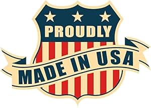 Amazon.com: Proudly Made In USA Flag Badge Sticker Decal Design 5'' X 4 ...