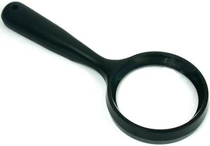 Amazon.com: Hand Magnifier Magnifying Glass Aspheric Reading Lens ...