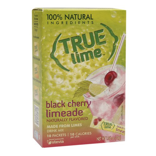 Купить True Lime Drink Mix, Packets, Black Cherry Limeade 10 ea в ...