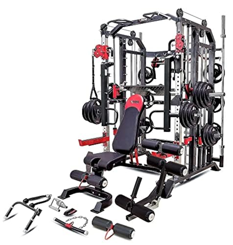 MiM USA Hercules 1001 Commercial Smith Machine & Functional Trainer ...