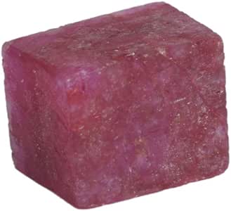 Amazon.com: Faceted Cube Shaped Ruby 14.00 Ct Natural Red Ruby Cube ...