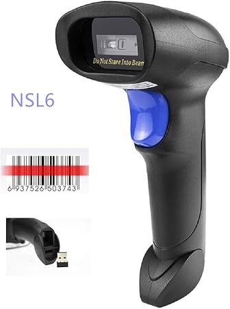 NetumScan Wireless CCD Barcode Scanner USB Automatic Bar Code Reader ...