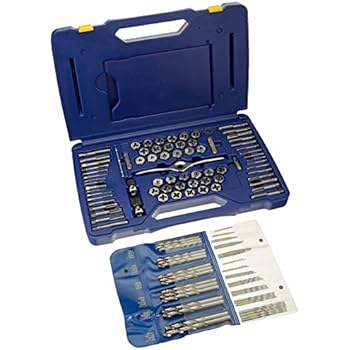 IRWIN Tools Tap And Die Set, Performance Threading System, Deluxe, 116 ...