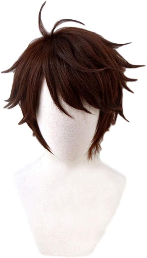 Topcosplay Oikawa Tooru Wig Inspired by Haikyuu!! Cosplay Short Dark ...