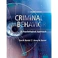 Amazon.com: Criminal Behavior: A Psychological Approach: 9780134163741 ...