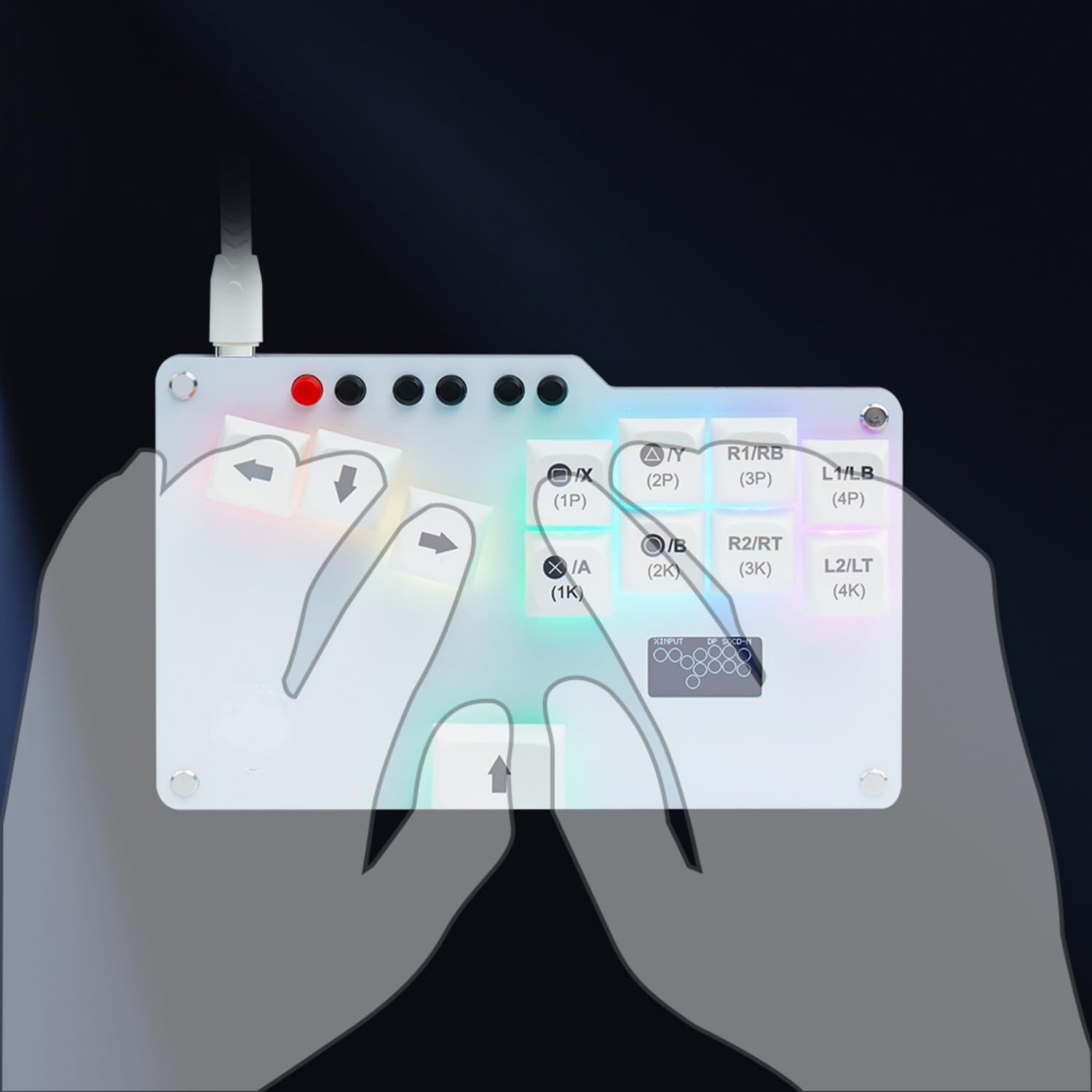 Mua BITFUNX Gaming Keypad, Mini Gamepad 12Keys All-Button Leverless ...