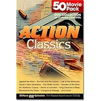 Amazon.com: Action Classics 50 Movie Pack DVD Collection : John ...