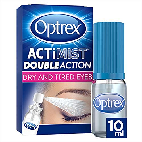 Optrex ActiMist 2in1 Eye Spray for Dry + Irritated Eyes 0.34oz (10ml ...