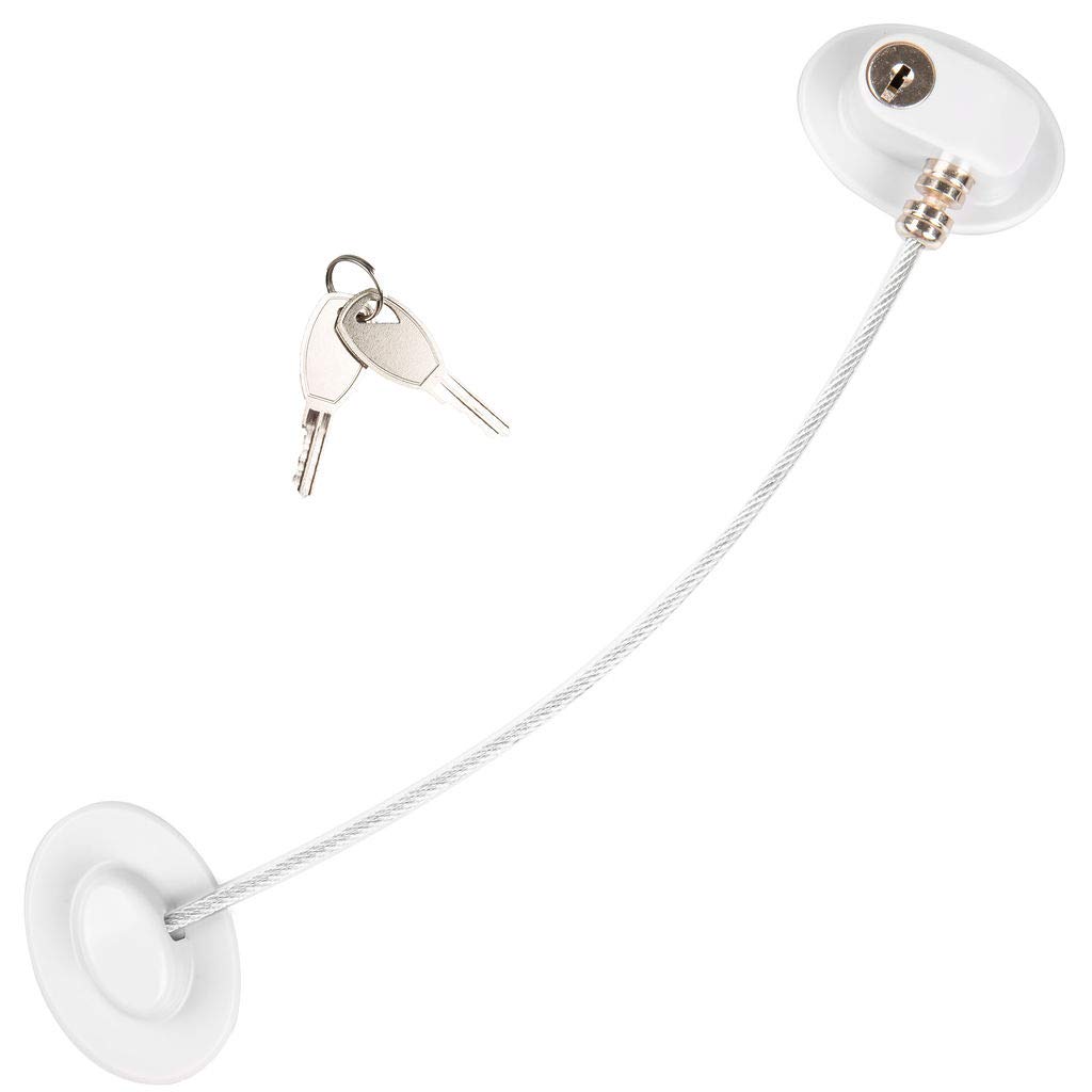 Amazon.com: Refrigerator Door Lock Kit with Keys: Solid Plastic Door ...