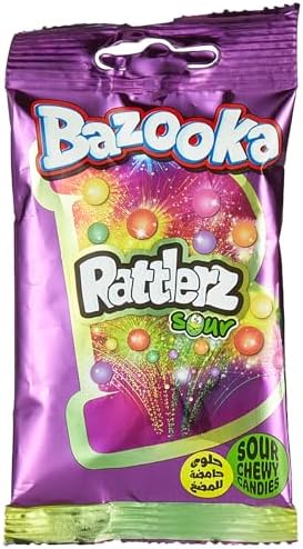Bazooka Rattlerz Sour Chewy Candies, 40g - Pack of 1 price in Saudi ...