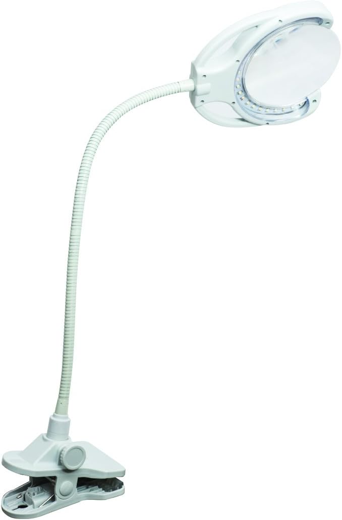 PURElite Tri-Spectrum Three-in-One Magnifying Lamp with Multi Light ...