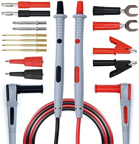 SYUN P1503B Multimeter Test Leads Kit, Digital Multimeter Leads with ...