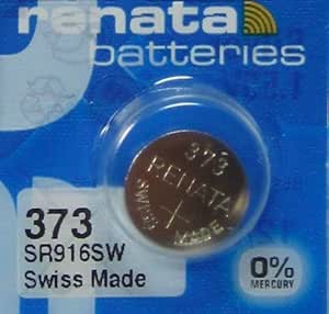 Amazon.com: 373 Watch battery - Strip of 5 Batteries: Health & Personal ...