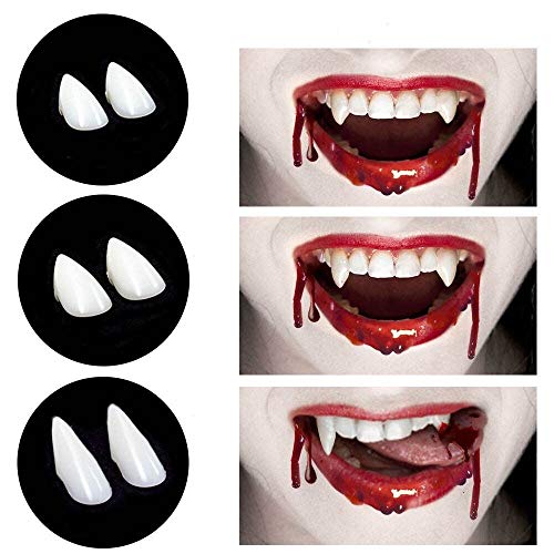 CPSYUB Cosplay Vampire Fangs, Cosplay Accessories Halloween Party Prop ...