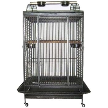 Amazon.com : Extra Large Wrought Iron Bird Cage Parrot Cages Macaw ...