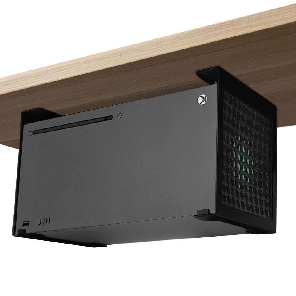 Chanvoo Metal Under Desk Mount Compatible with Xbox Series X with Anti ...