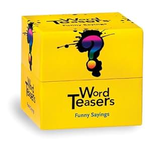 Amazon.com: Wordteasers Flash Cards Funny Sayings: Toys & Games