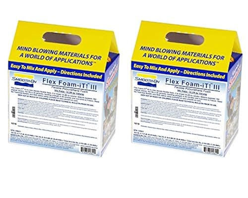 Smooth-On, Flex Foam-iT! III Flexible Polyurethane Foam 2 Pack (Over 5 ...