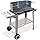 BBQ Trolley Charcoal Barbecue Grill Outdoor Patio Garden with Side ...