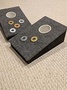 Amazon.com : Hole Slant Washer Pitching / Horseshoes Game : Toss Games ...