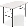 Amazon.com: AM The America Store - Plastic Folding Table, Indoor ...