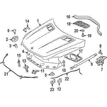 Amazon.com: Mercedes-Benz 204 980 05 64, Hood Lift Support: Automotive