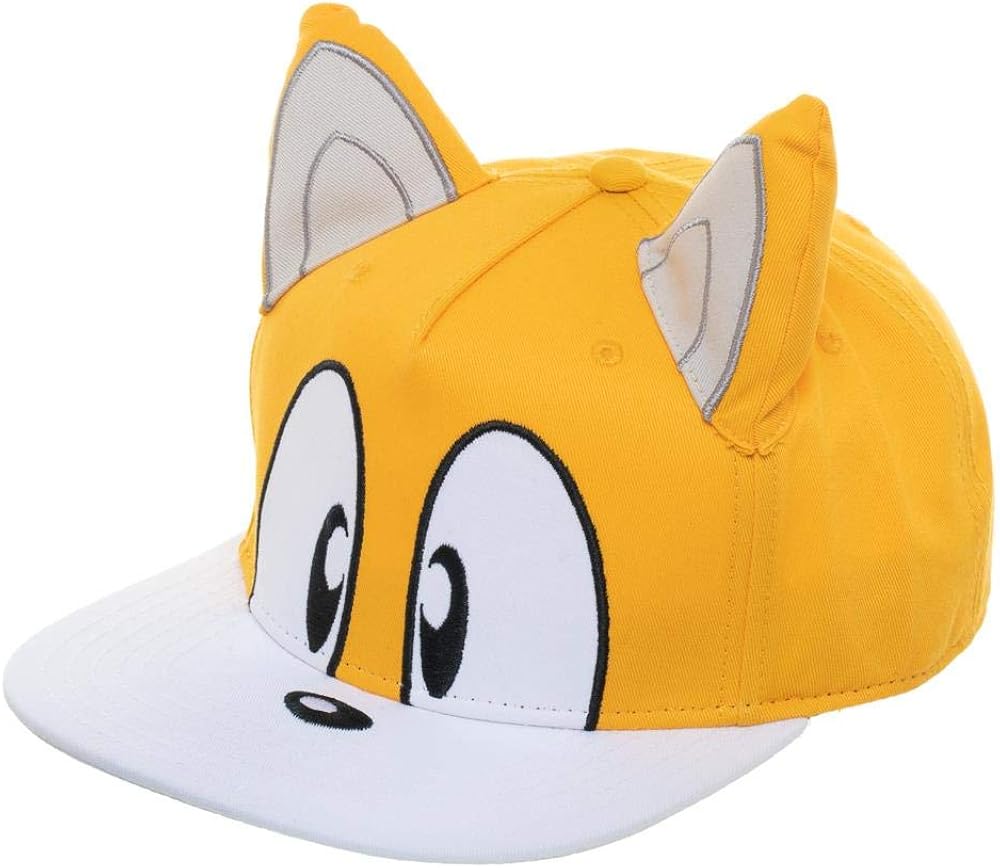 Sonic The Hedgehog Tails Big Face Snapback Hat: Amazon.ca: Clothing ...