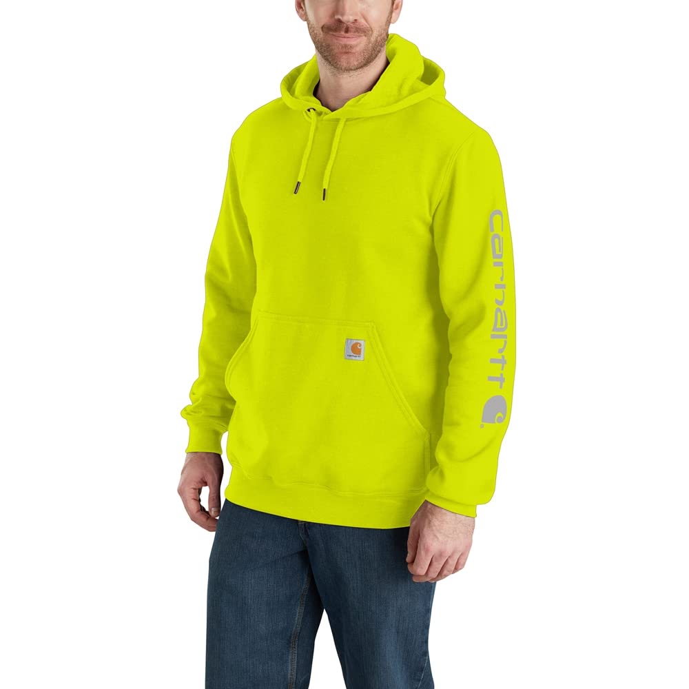 Carhartt Men's Loose Fit Midweight Logo Sleeve Graphic Sweatshirt (Also ...