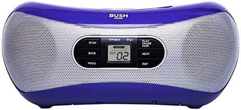 Bush Portable CD & MP3 Player Stereo Boombox – Purple – BigaMart