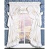 Amazon.com: Wendy Ruffled Priscilla Window Curtains Pair 92-Inch-by-63 ...