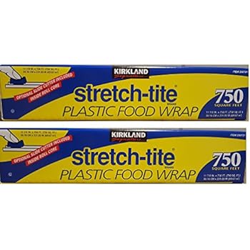 Amazon.com: Kirkland Signature Stretch-Tite Plastic Wrap - 11 7/8 x750 ...