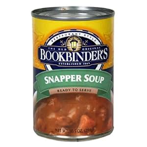 Amazon.com : Bookbinder's Snapper Soup, 10.5-Ounce Cans (Pack of 12 ...