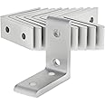 Amazon.com: 8020, 4301, 15 Series Aluminum 4 Hole Tall Inside Corner ...