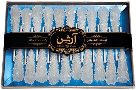ARASH Candy Crystal Rock Big- Naturally Flavored White Sugar Stick Kit ...