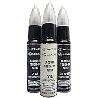 Amazon.com: Genuine Toyota Touch Up Paint Kit 218 Attitude Black Base ...