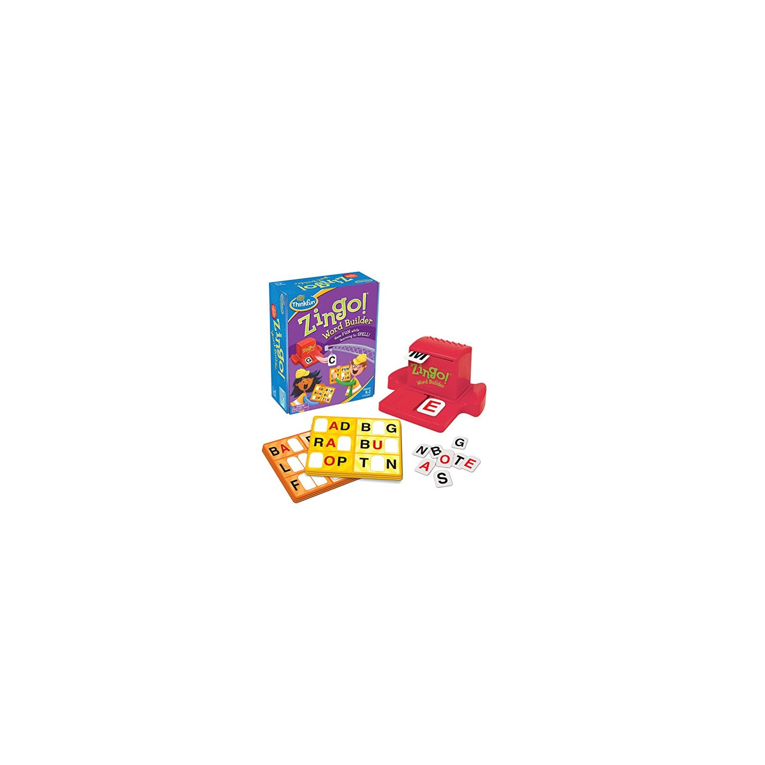 ThinkFun Zingo Word Builder - Classic Early Reading Game | Enhances ...