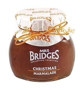 Amazon.com : Mrs Bridges Christmas Marmalade, Orange and Cranberry, 8.8 ...