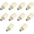 Amazon.com: (Pack of 10) EFIELD 1/2" Pex x 1/2" CPVC Transition Coupling Barb Crimp Brass ...