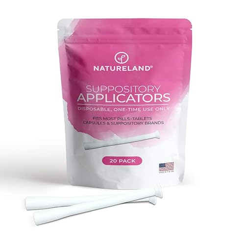 Natureland [20/40 Pack Vaginal Suppository Applicators for Women,Soft ...