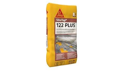 Sika SikaTop 122 Plus, 2-Component Repair Mortar - 1 Gallon Jug + 61.5 ...