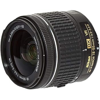 Amazon.com : Nikon 18-55mm f/3.5 - 5.6G VR AF-P DX Nikkor Lens - International Version (No ...