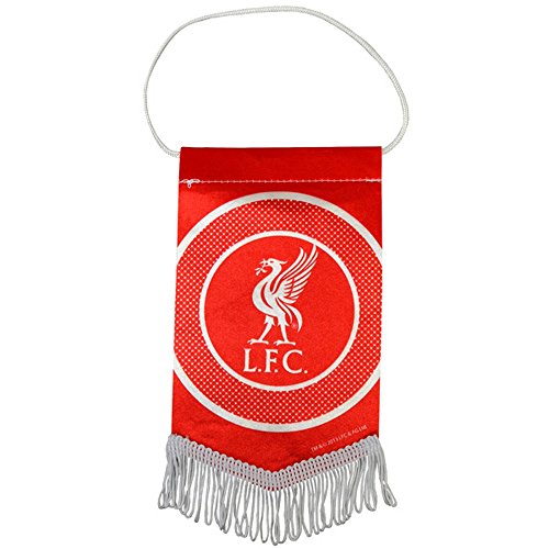 Buy Liverpool FC Official Bullseye Mini Soccer/Football Crest Pennant ...