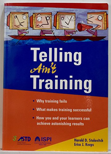 Telling Aint Training": Amazon.com: Books