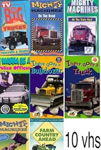 Amazon.com: 10 vhs set : Big Trucks:Tractors & Trains, I Wanna Be a ...