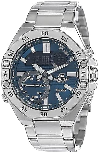 Casio Edifice Bluetooth Chronograph Blue Dial Men's Watch - ECB-10D-2ADF(ED492) price in Egypt ...