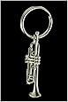 Amazon.com: Trumpet Key Chain - Nickel Silver Plated: Musical Instruments