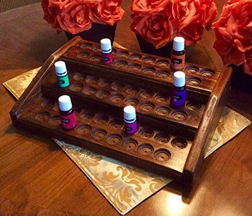 Amazon.com: Essential oils rack display EO storage stand for 57 bottles ...